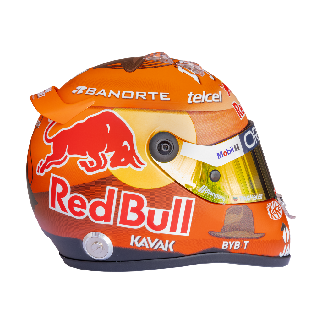 Checo Pérez Mini Casco Indiana Jones Canada 2023 Scale 1:2 – Sergio ...