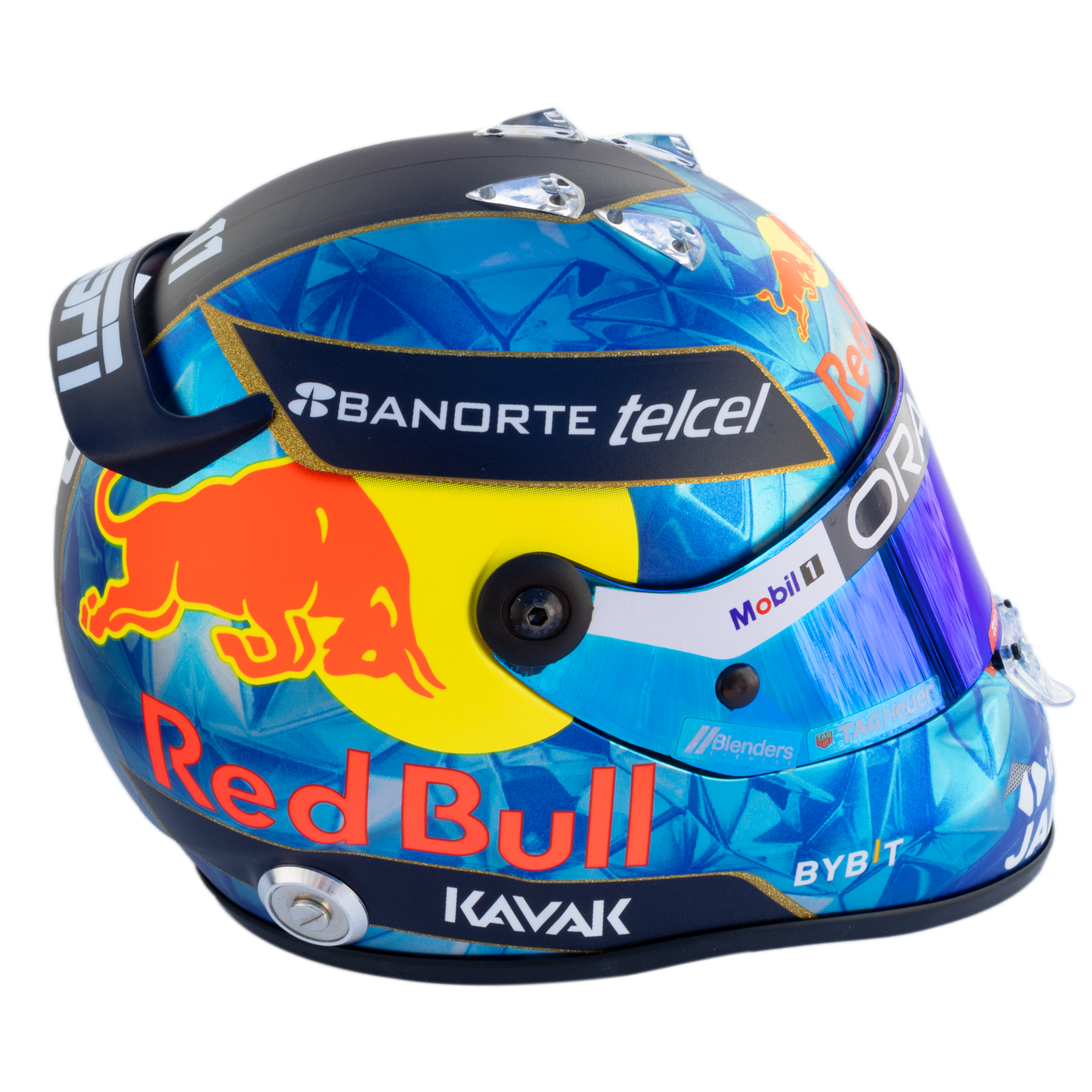 Replica Casco Checo Pérez Mónaco 2023 Scale 1:2 – Sergio Pérez Official ...